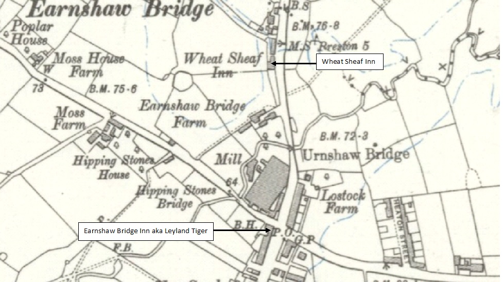 Chorley's Inns and Taverns: Leyland Maps