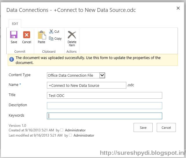Sharing Sql Server Data Source Connection Using Sharepoint 2013 Excel Services Things To Share