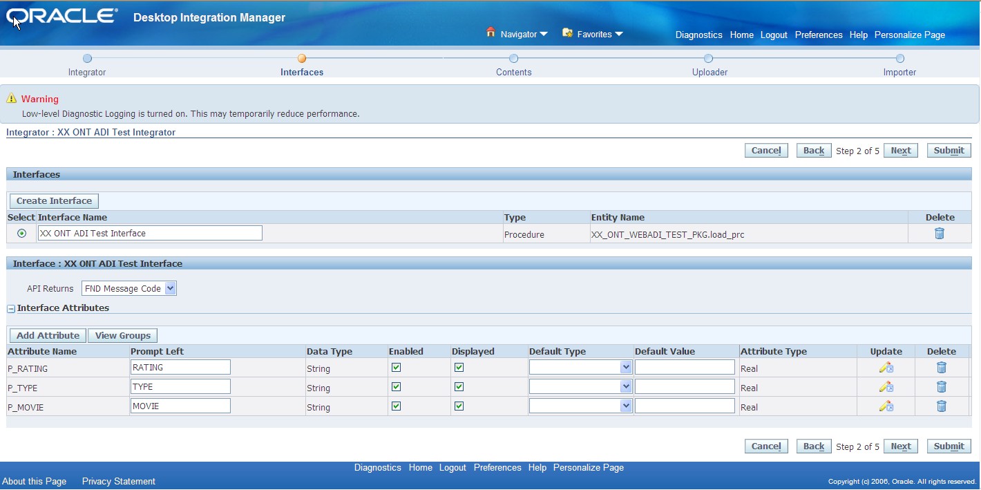 Oracle Applications Export Data From Excel To Table Using Custom Web