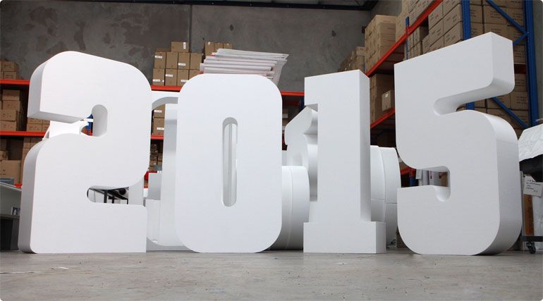 Large Styrofoam Letters ~ Thankyou Letter