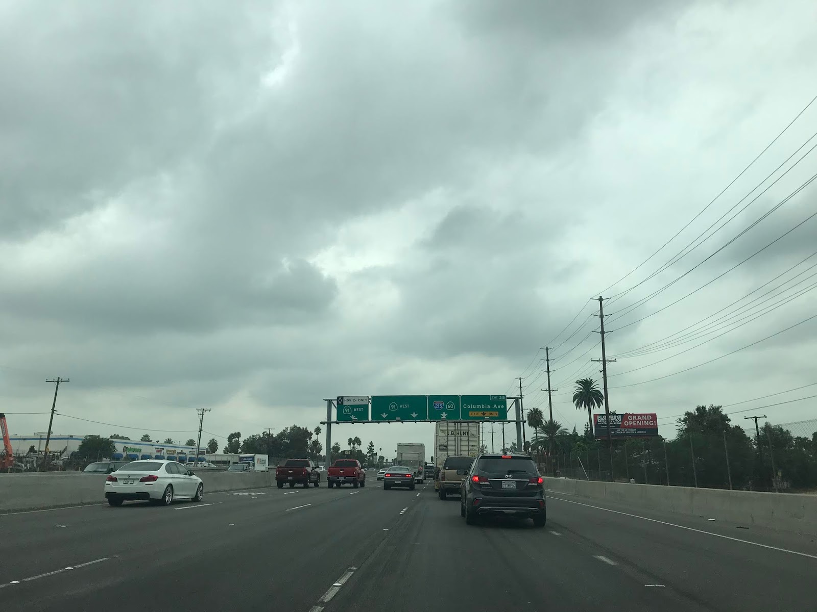 Interstate 215/former Interstate-15 East and California State Route 194