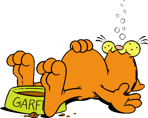 surreal world: Brushes Garfield e seus amigos