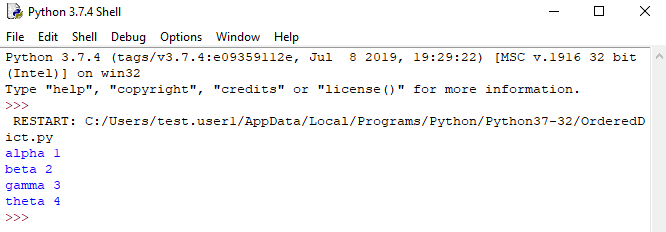 Techies Sphere: OrderedDict in Python