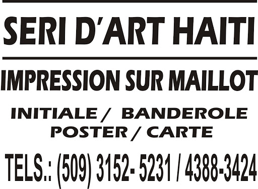 SERI D'ART HAITI DESIGN: IMPRESSIONS/CONFECTIONS DE MAILLOTS