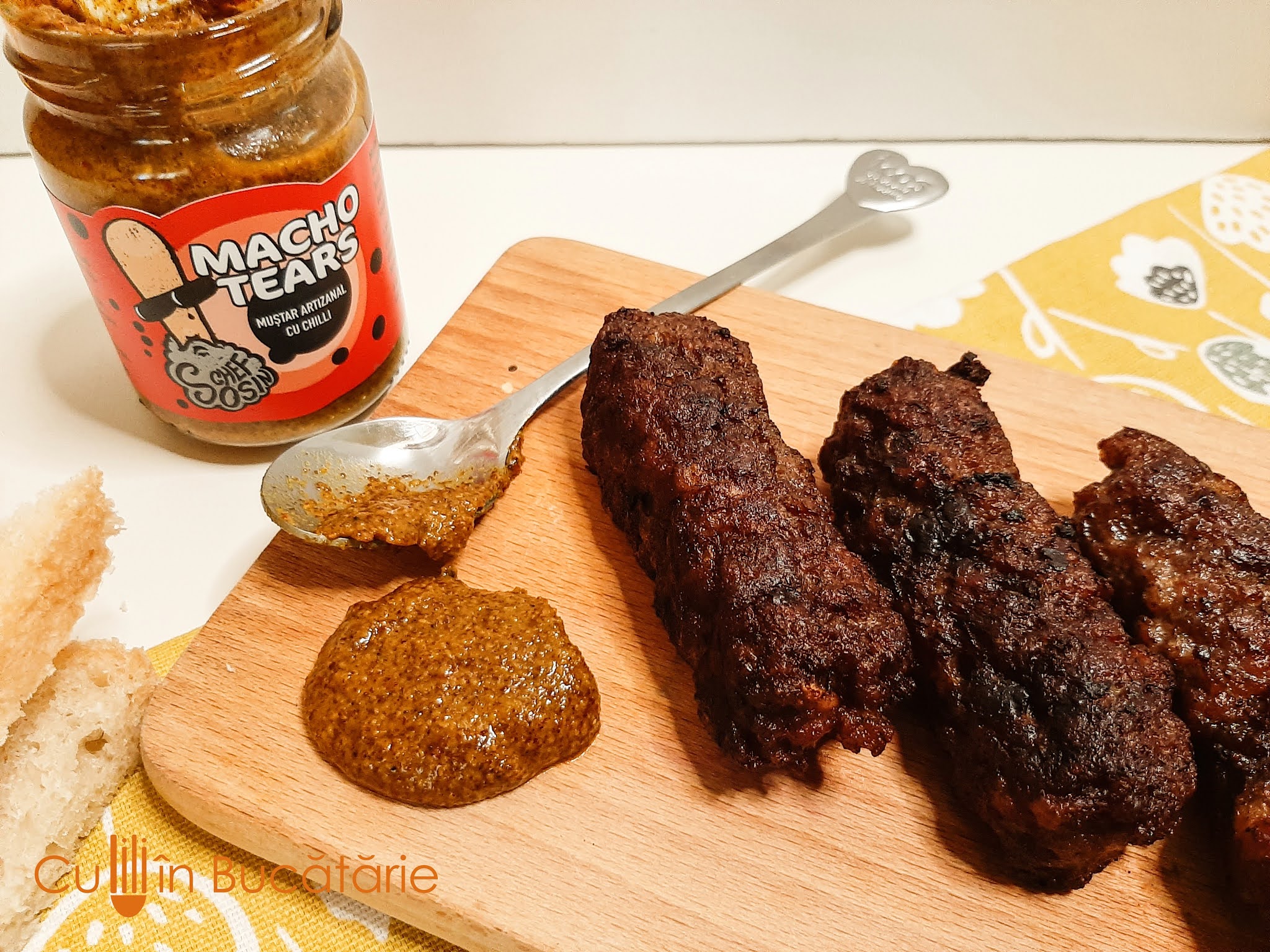 Mici cu muștar artizanal cu chilli