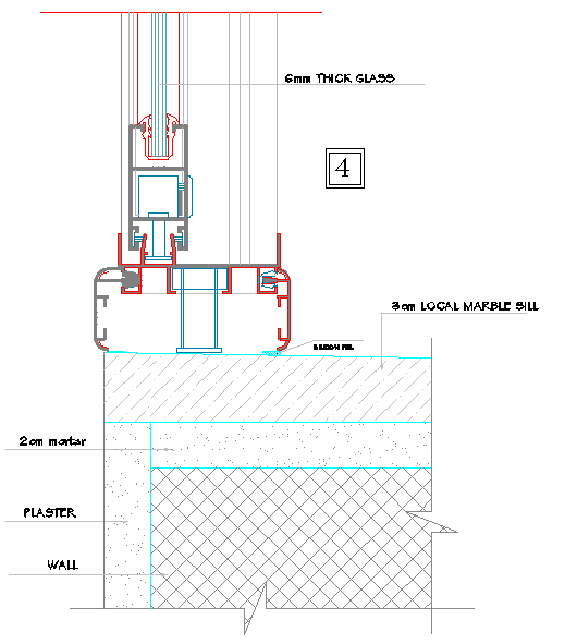 Aluminum window details dwg autocad - the CEngineer PEDIA
