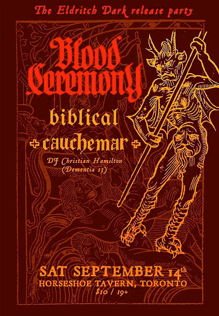 The Perlich Post: Toronto's Blood Ceremony unleashes The Eldritch Dark ...