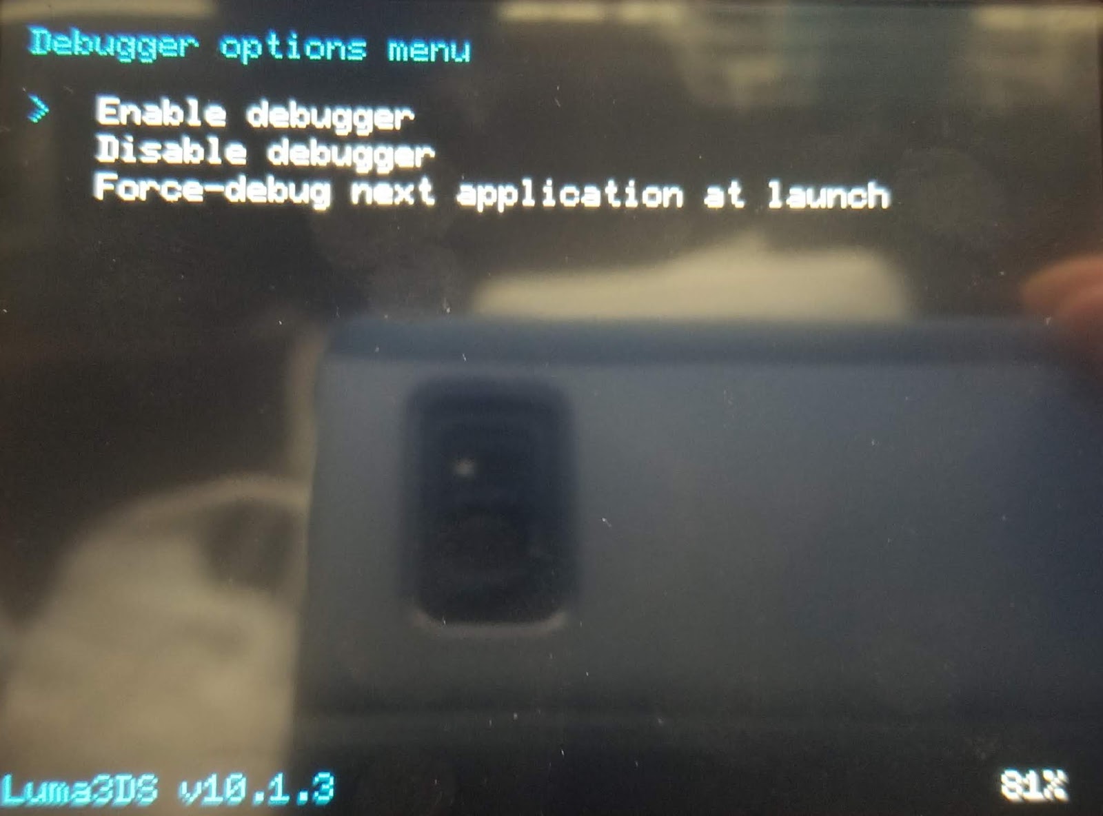 3ds Luma3DSのRosalina menu解説