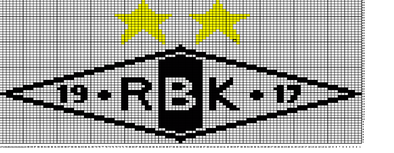 Strikketøyet: RBK logo