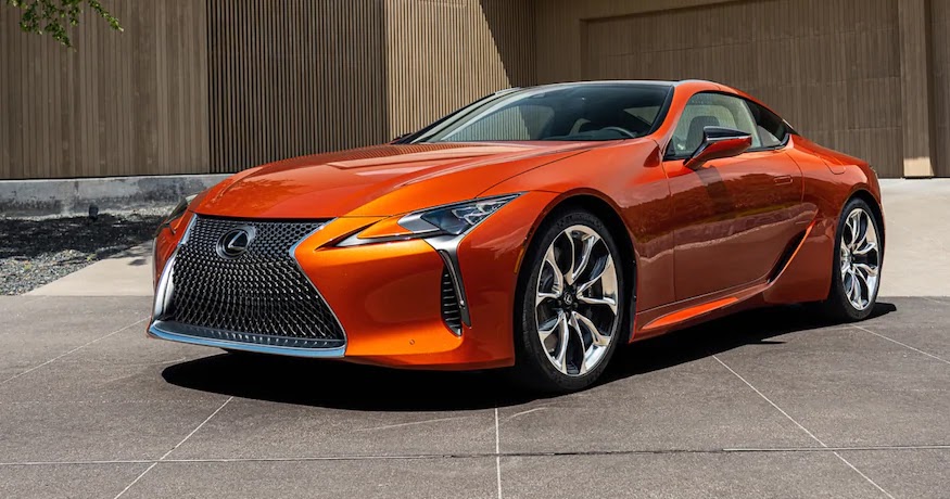 UFA98FOOTBALL: Limited Edition Lexus LC Convertible and Striking Orange ...