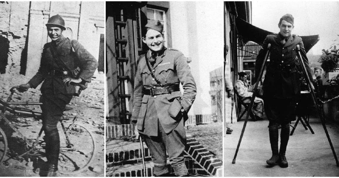 Rare Photographs of 18-Year-Old Ernest Hemingway in Italy During World ...