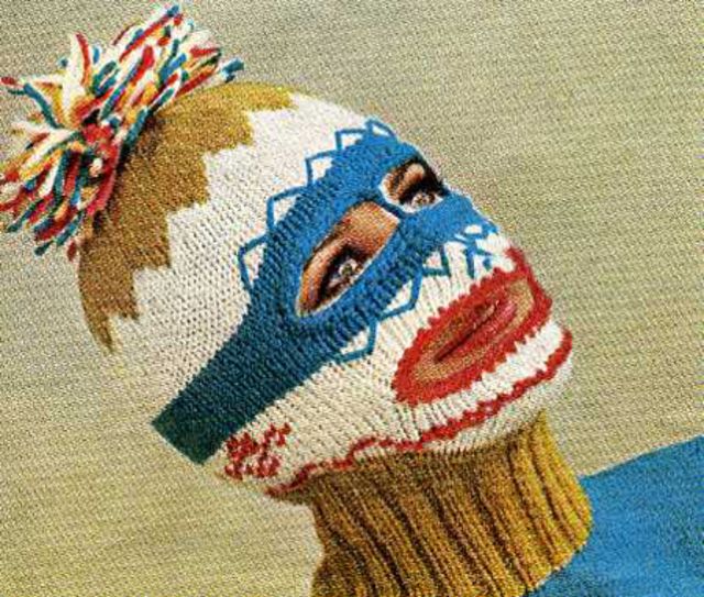 Weirdly Wonderful Vintage Balaclava Knitting Patterns From the 1960s ...