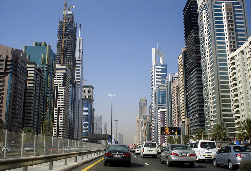 Sheikh Zayed Road,E 11 road (United Arab Emirates) in Dubai ~ Travel