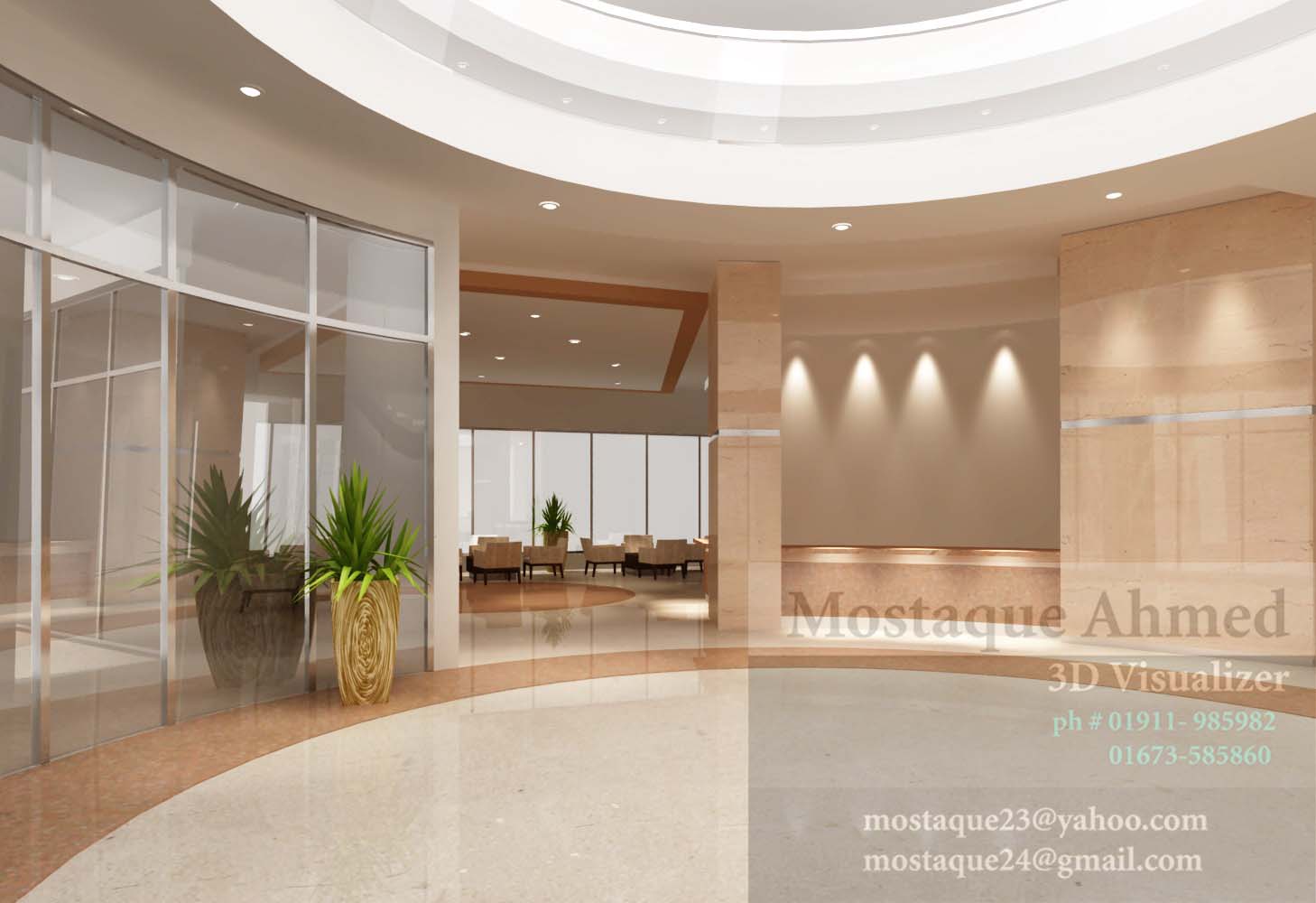 architectural visualization of Mostaque