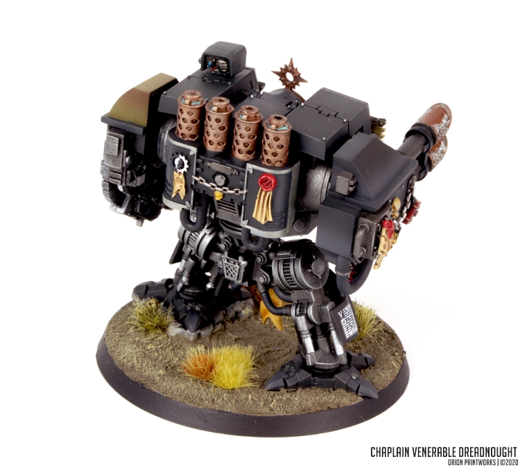 Orion Paintworks: Showcase: Chaplain Venerable Dreadnought