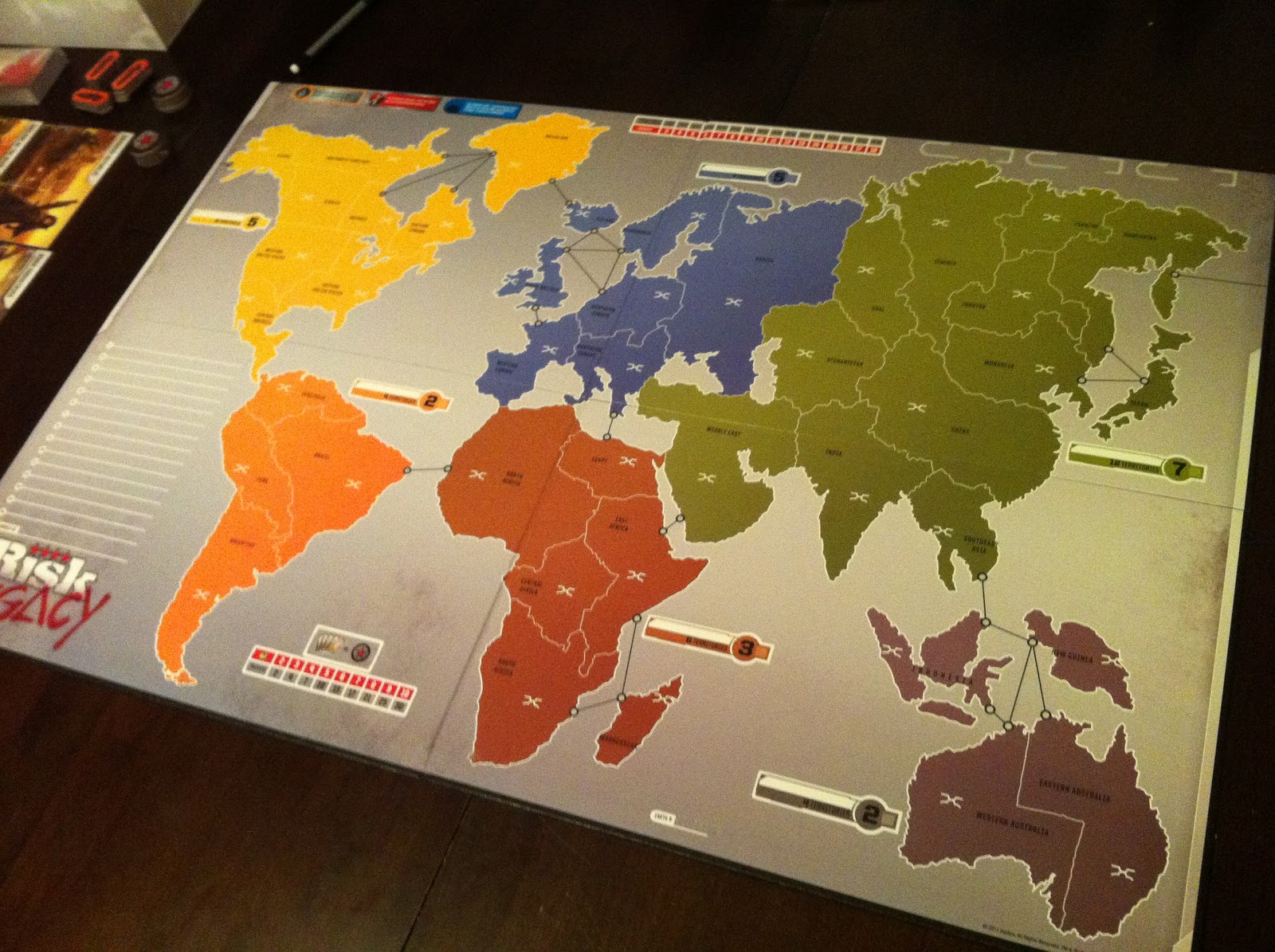 Fruitless Pursuits: Risk Legacy - Unboxing and First Game Session (Lots ...