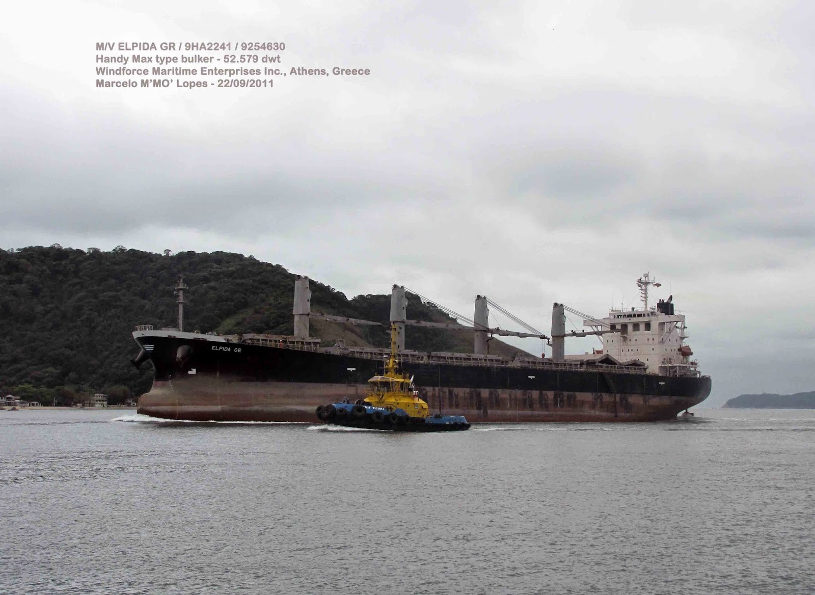 Santos Shiplovers: M/V Elpida GR / 9HA2241 - Embarque de açúcar em Santos