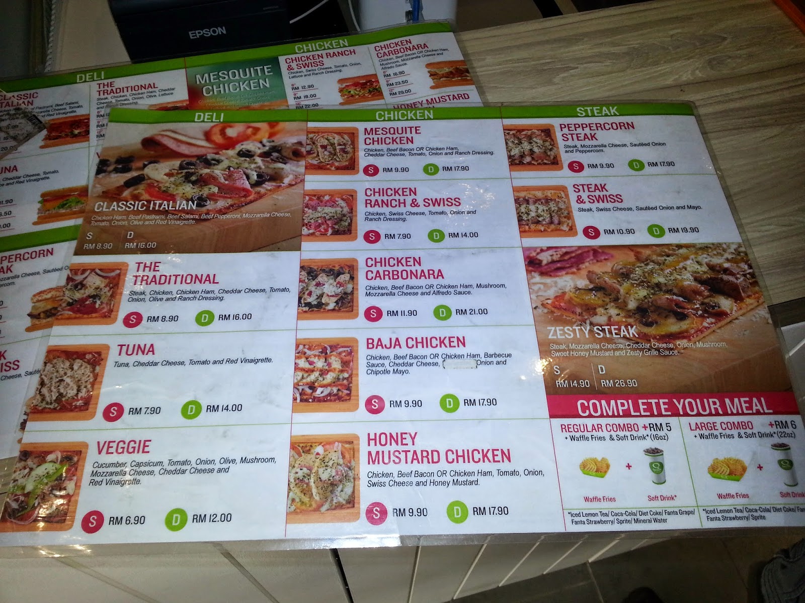 It's About Food!!: Quiznos Sub @ Summerton