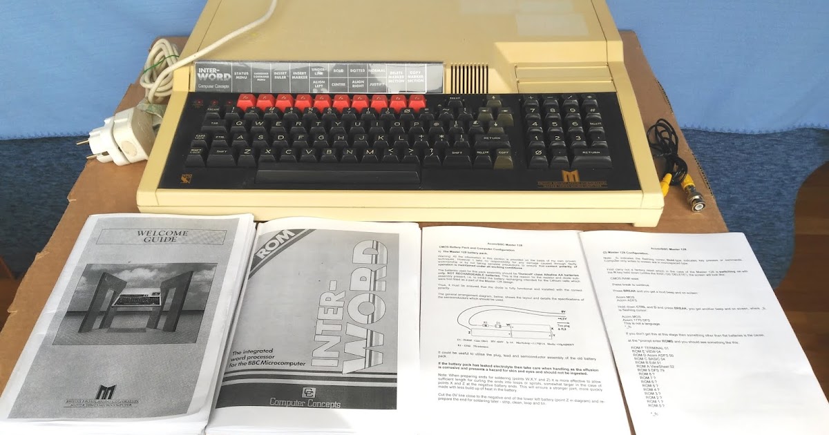 Retro Ordenadores Orty: Acorn BBC Master 128 (1986)