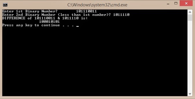 Programming in High Level Languages: C++ Programs for performing binary ...