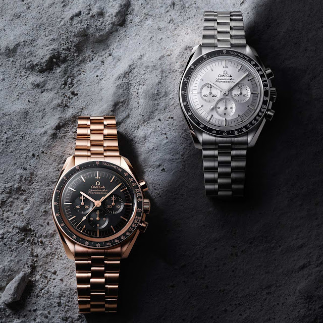Omega - Speedmaster Moonwatch in Sedna Gold and Canopus Gold | Time and ...