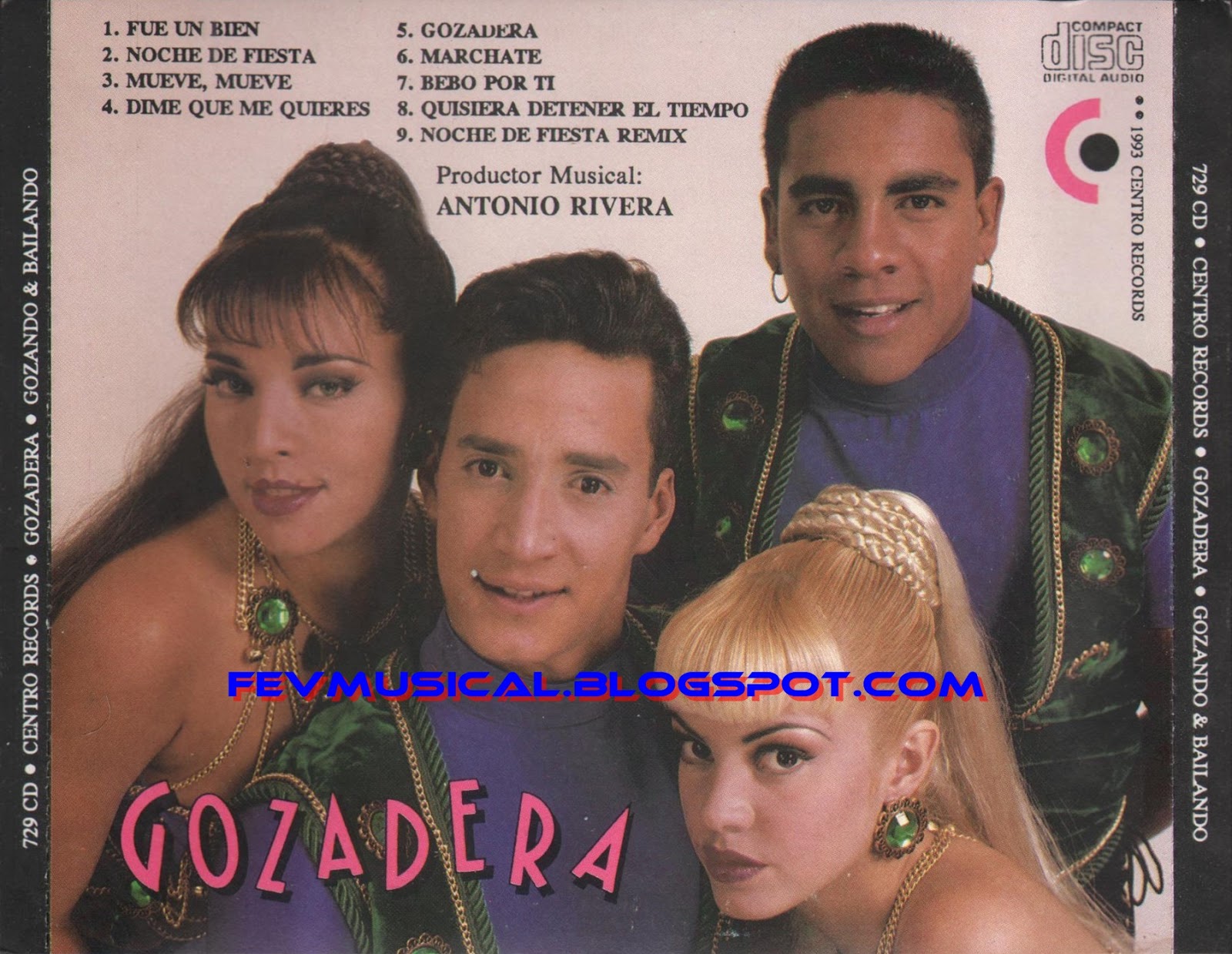 FEV MUSICAL: 1993 - Gozadera - Bailando y Gozando (Centro)