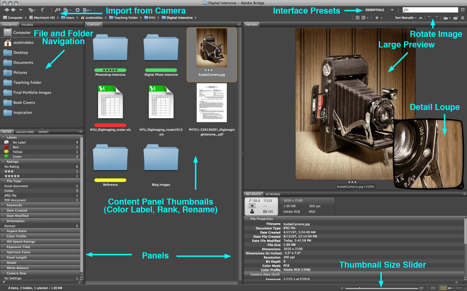 NYU Photoshop Intensive: Monday 7/30/12: PS Intro