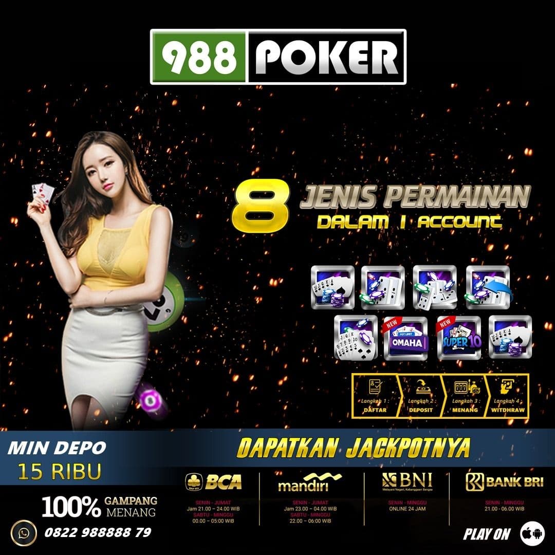 988poker Agen Judi Poker Terpercaya