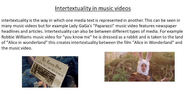 A2 Media Blog by Max Mitchell: Intertextuality in music videos- RESEARCH