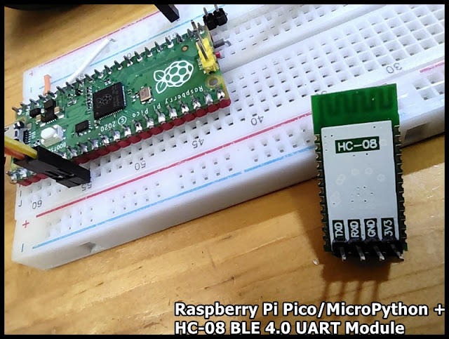 Hello Raspberry Pi Raspberry Pi Picomicropython Hc 08 Ble 40 Uart Module