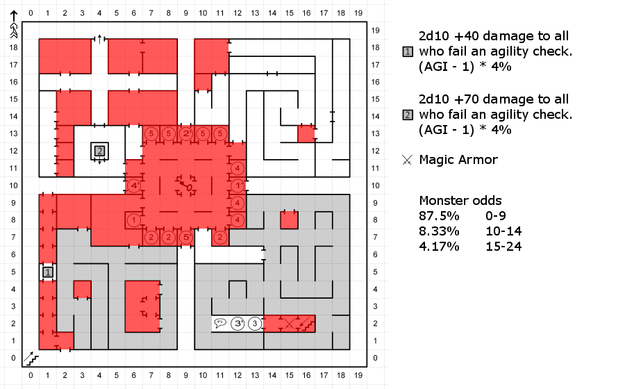Data Driven Gamer: The maps of Wizardry II
