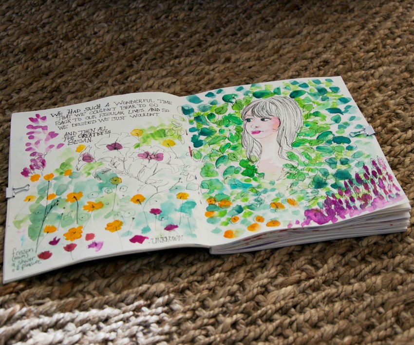 The Journal Diaries- Julie's Sketchbook / Seaweed Kisses