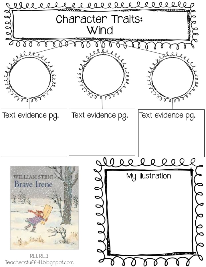 Character Traits Evidence Graphic Organizer Character Traits Evidence Graphic Organizer