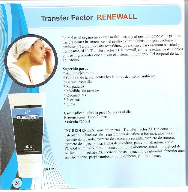TRANSFER FACTOR RENEWALL ~ SALUD FINANCIERA