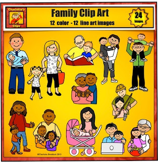 Charlotte's Clips and Kindergarten Kids: Quick Look at Clip Art Sets