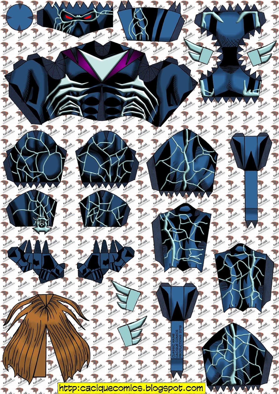 CACIQUE COMICS: Papercraft Spider-Man: P.A.F. Spider-Verse para todos y ...