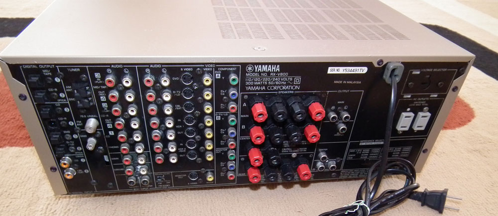Lentera Akustika: Yamaha RX-V800 (AV Receiver) 1