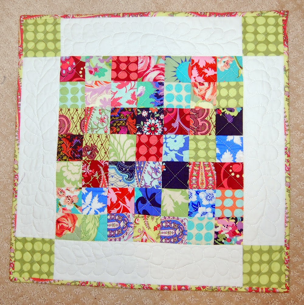 heather kojan quilts: First Little (Modern) Amish Quilt Finish