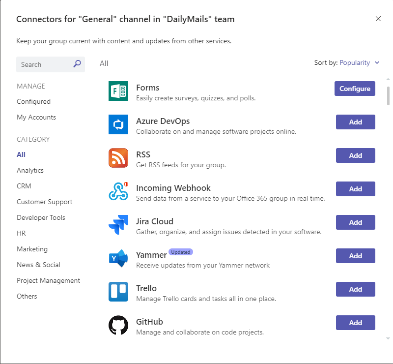 Send SQL Results to MS Teams Using Python
