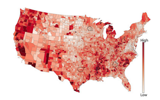 Map Analysis: Unclassed Choropleth Map
