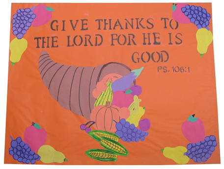 A Thanksgiving Bulletin Board for Sunday School | Art Education Daily