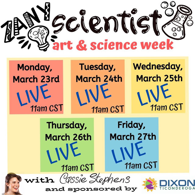 Cassie Stephens: Zany Scientist Week! A Combination of Art AND Science ...