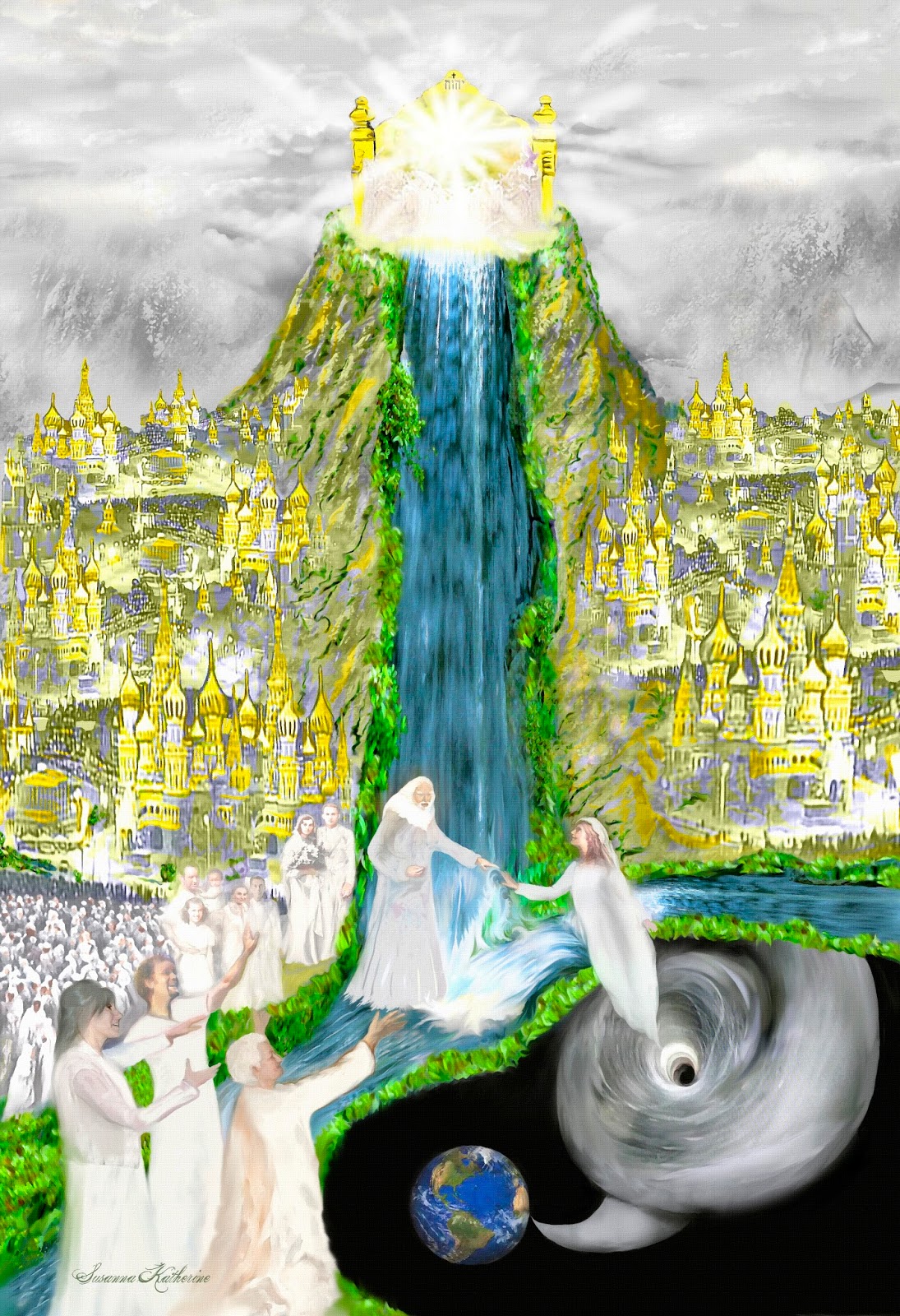 Paintings-of-Artists-Original-Unusual- Art: Painting Of After Life