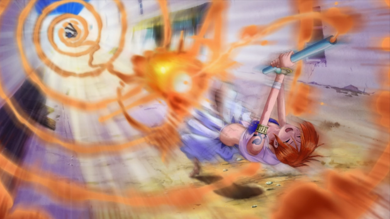 Clima Tact In Battle Nami One Piece - STORY OF NAMI