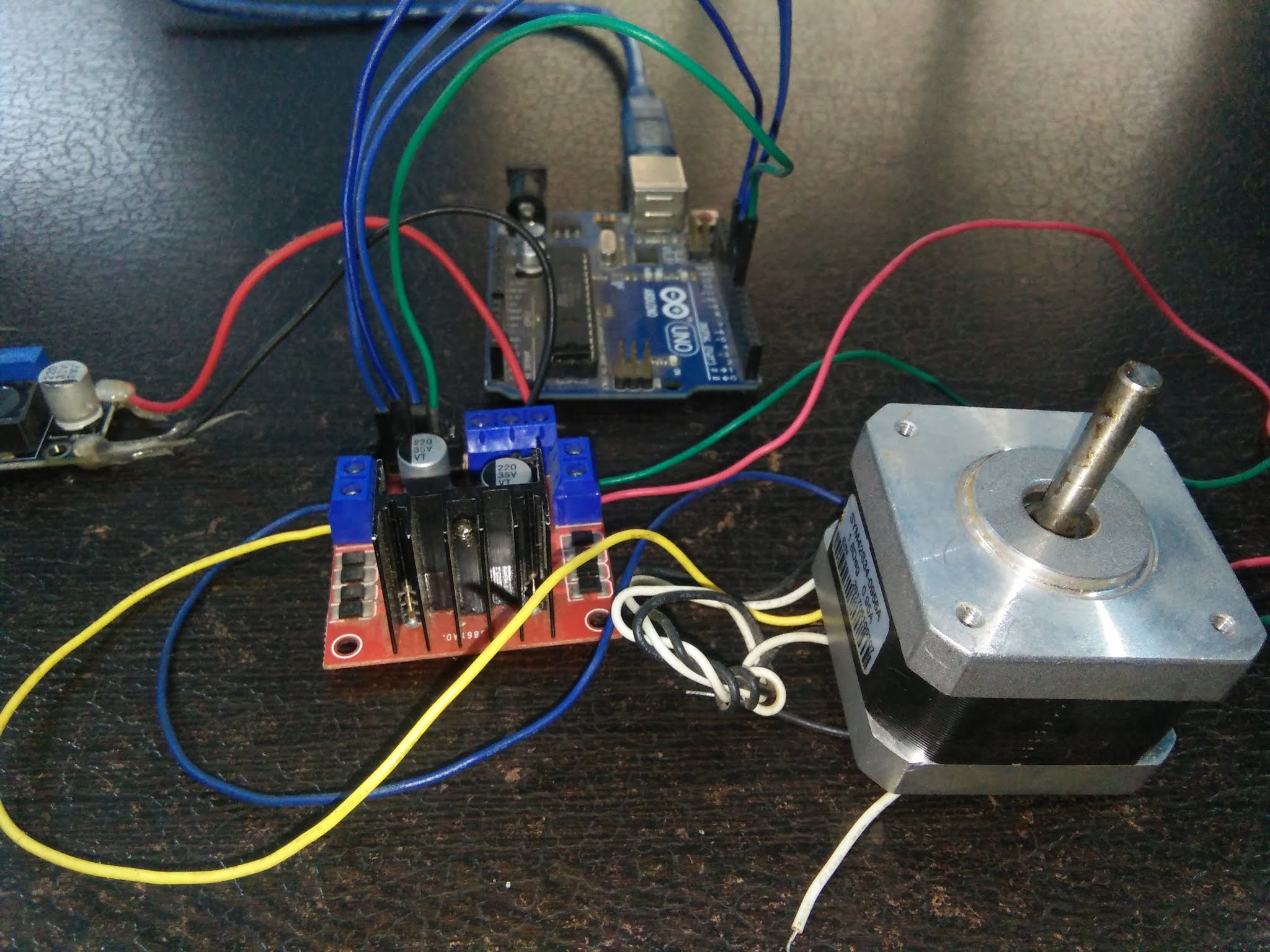 STEPPER MOTOR CONTROL BY L298N MOTOR DRIVER MODULE USING ARDUINO UNO