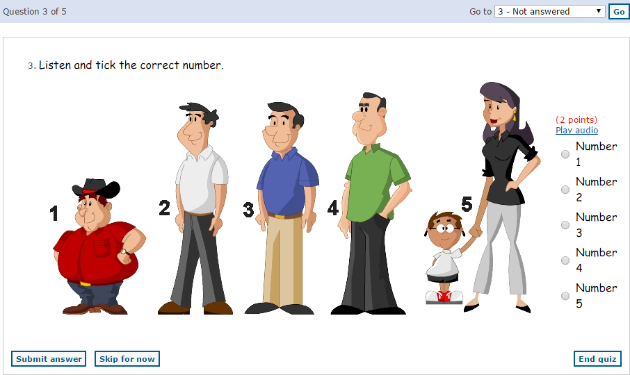 FOURTH COURSE: Describing people games