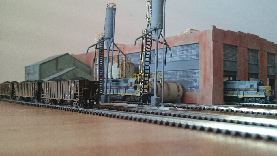 Custom N scale Steel mill | Model Train Forum