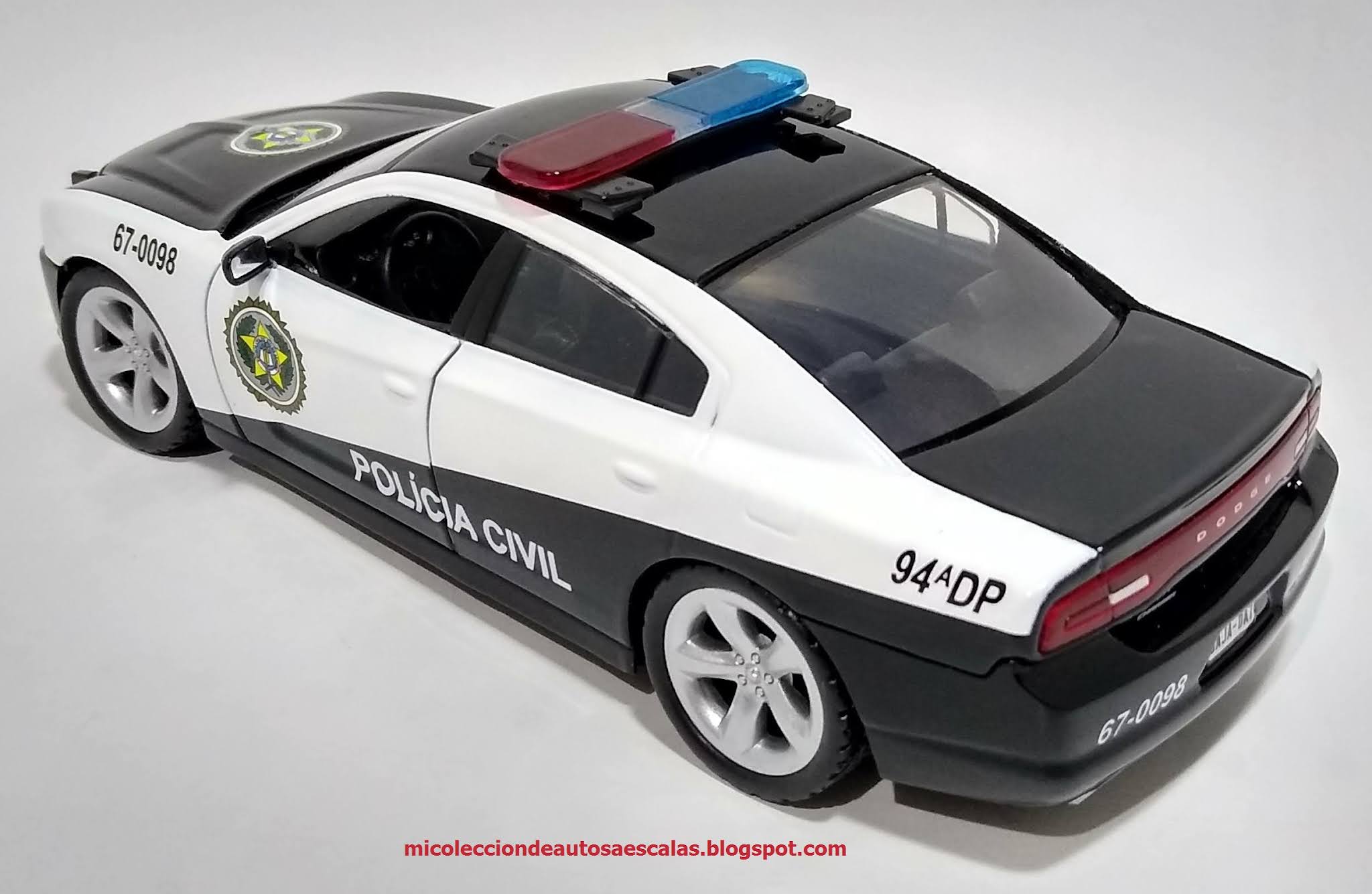 Mi colección de autos a escala.: 2011 Rio Police Dodge Charger Pursuit ...