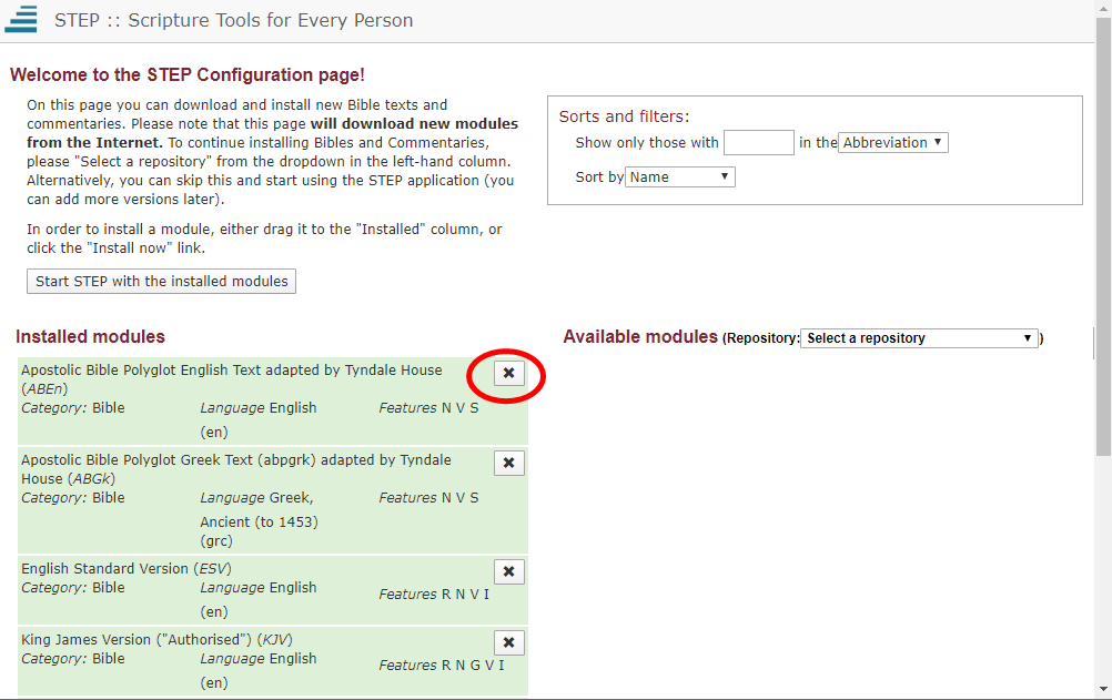 STEPBible User Guide: Download for Offline Use