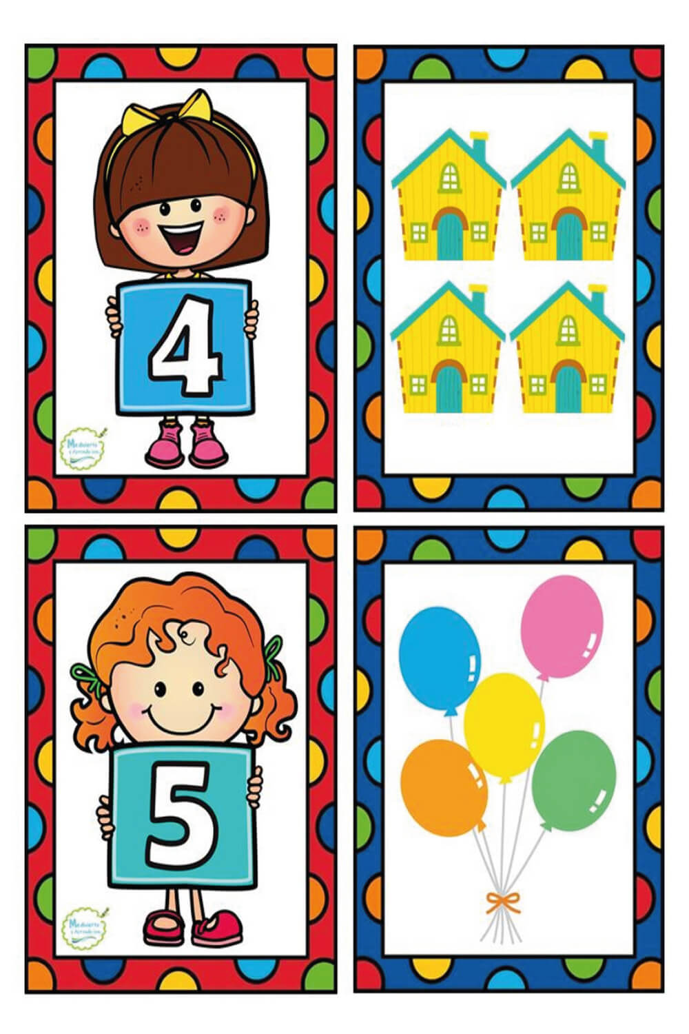 Memorama Números del 1 al 20 | Mundo de Rukkia